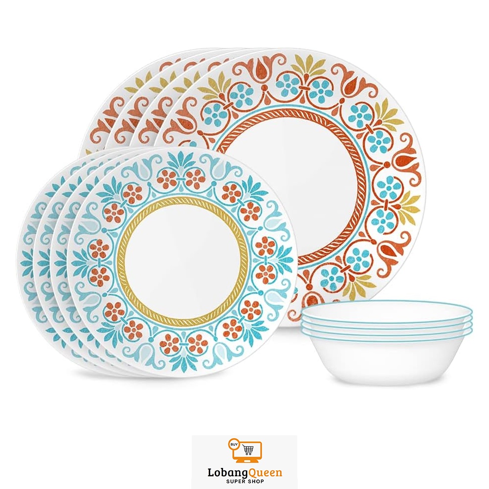 CORELLE Global Collection, Terracotta Dreams, 12-pc Dinnerware Set ...