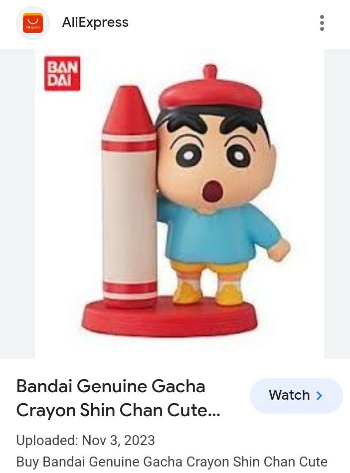 Crayon Shin Chan fig, Hobbies & Toys, Toys & Games on Carousell
