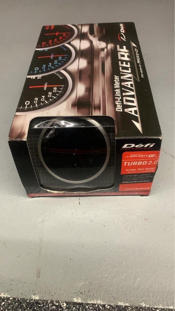Defi 2 bar boost meter in amber red, Car Accessories, Accessories on Carousell