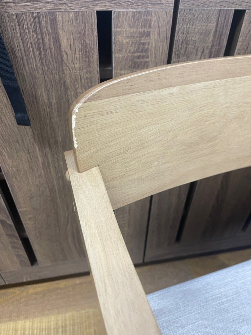 Dining chair defect, Furniture & Home Living, Furniture, Chairs on ...