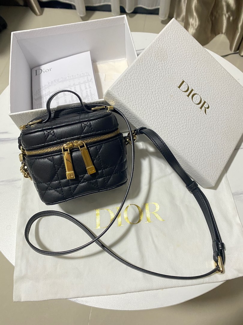 Dior micro vanity, Luxury, Bags & Wallets on Carousell