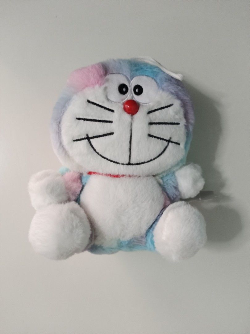 Doraemon Rainbow Plush Toy Plushie Soft Toy, Hobbies & Toys, Toys ...
