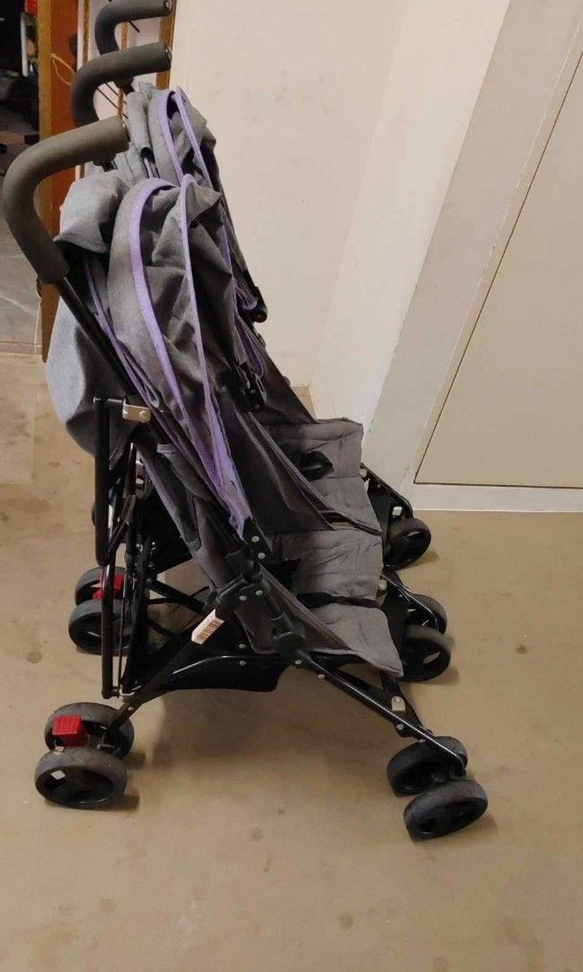 Double Stroller (Purple), Babies & Kids, Going Out, Strollers on Carousell