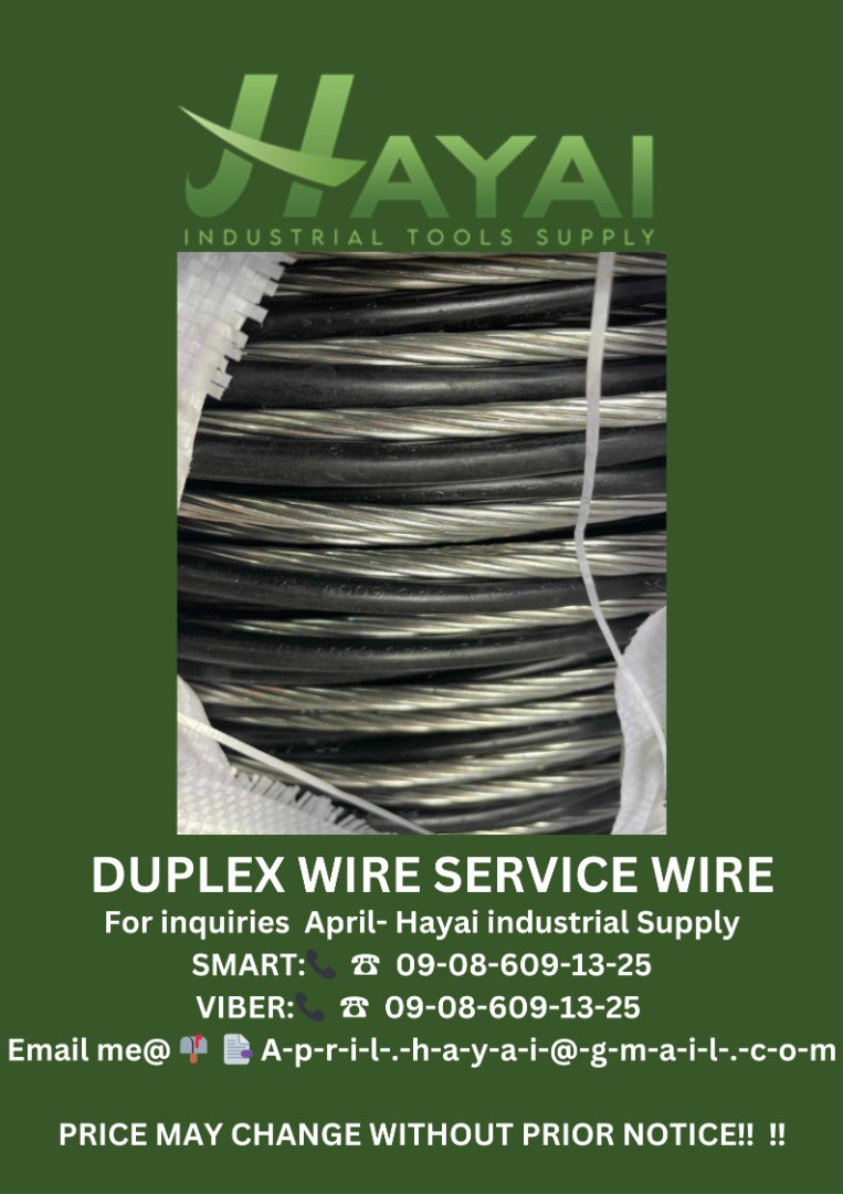 Duplex wire/ service wire, Commercial & Industrial, Construction Tools ...