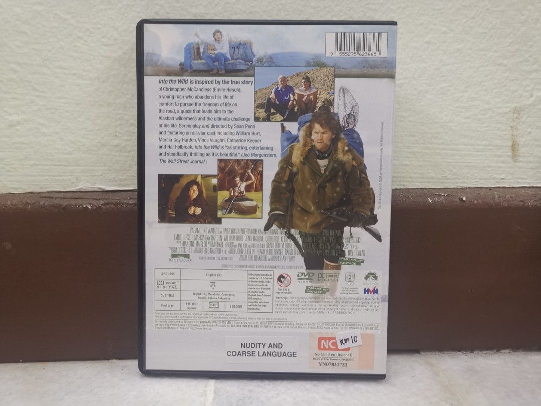(DVD) INTO THE WILD, Hobbies & Toys, Music & Media, CDs & DVDs on Carousell