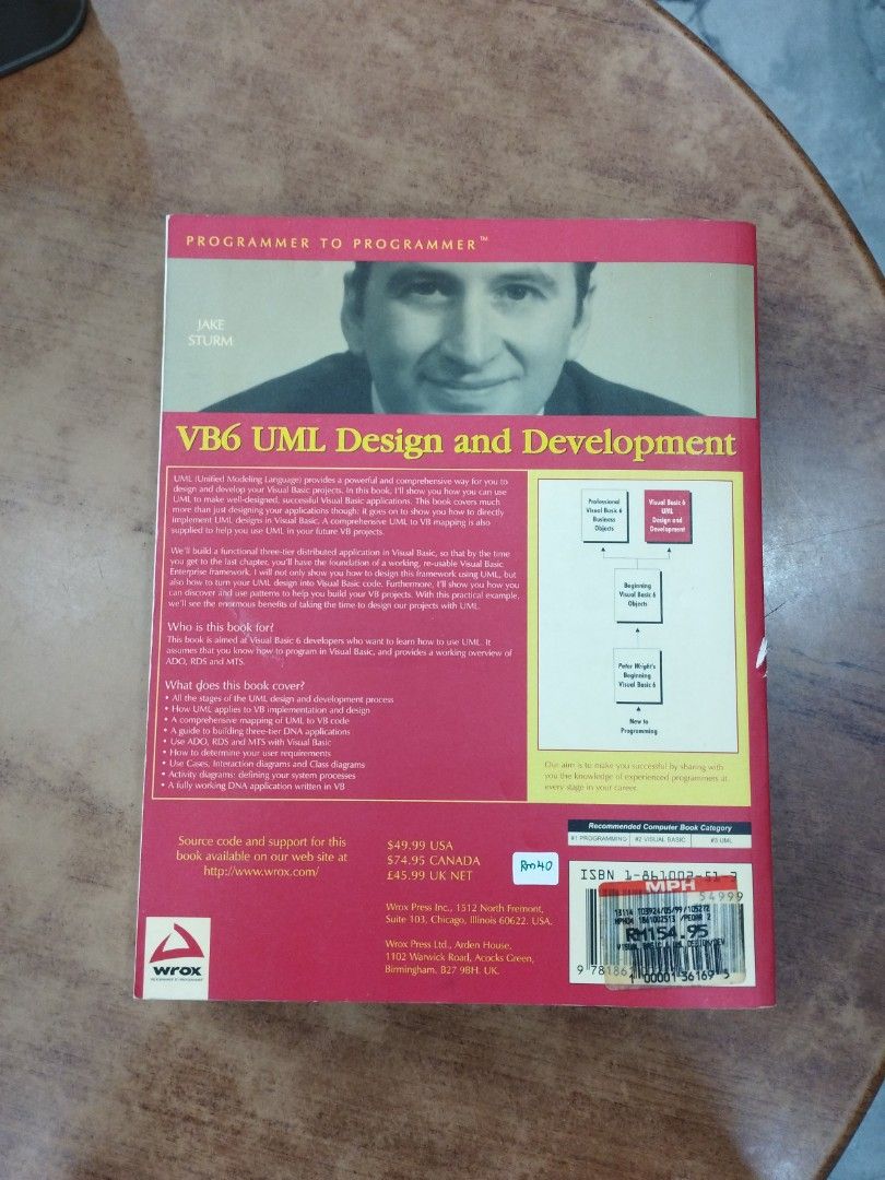 (ENG) VB6 UML Design and Development : Using Frameworks and Patterns ...