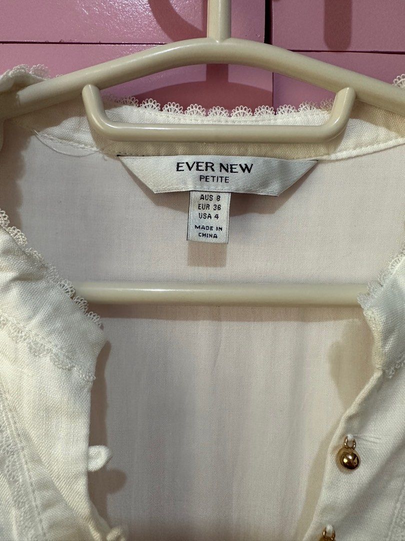 Evernew White Dress, Women's Fashion, Dresses & Sets, Dresses on Carousell