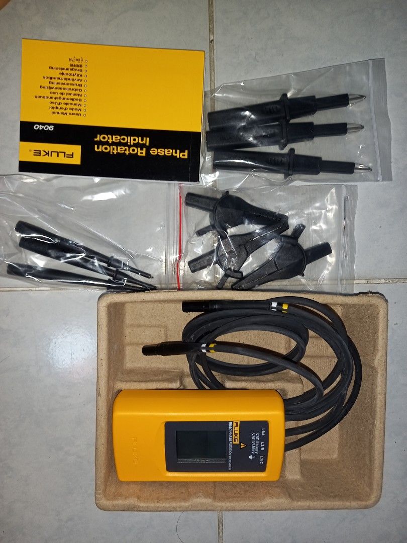 FLUKE 9040 phase rotation indicator, Commercial & Industrial ...