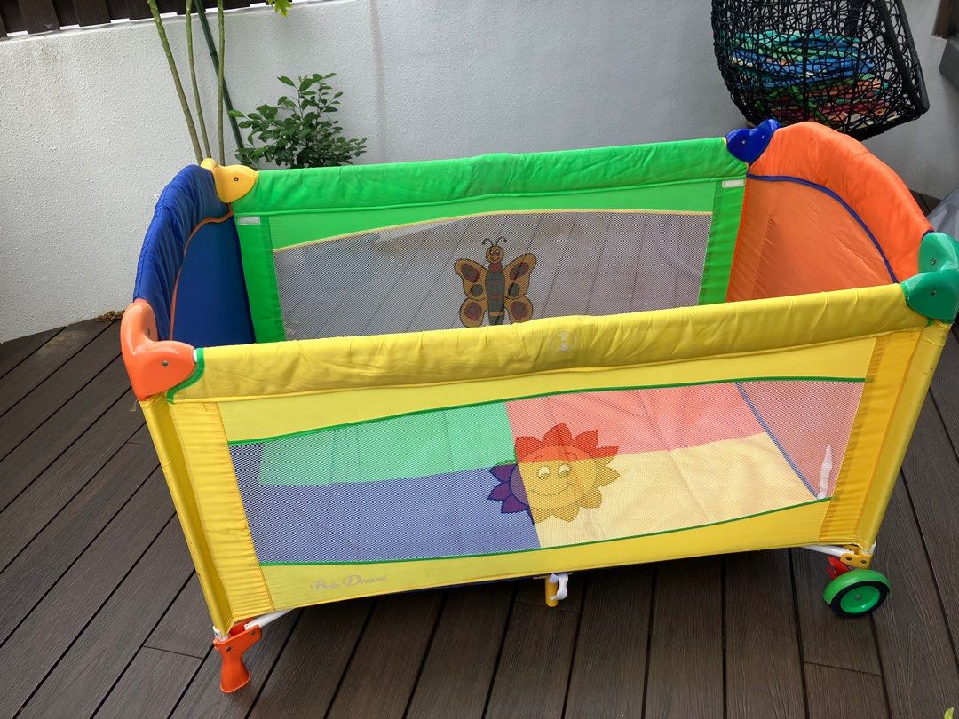 Foldable baby cot, Babies & Kids, Baby Nursery & Kids Furniture, Cots ...