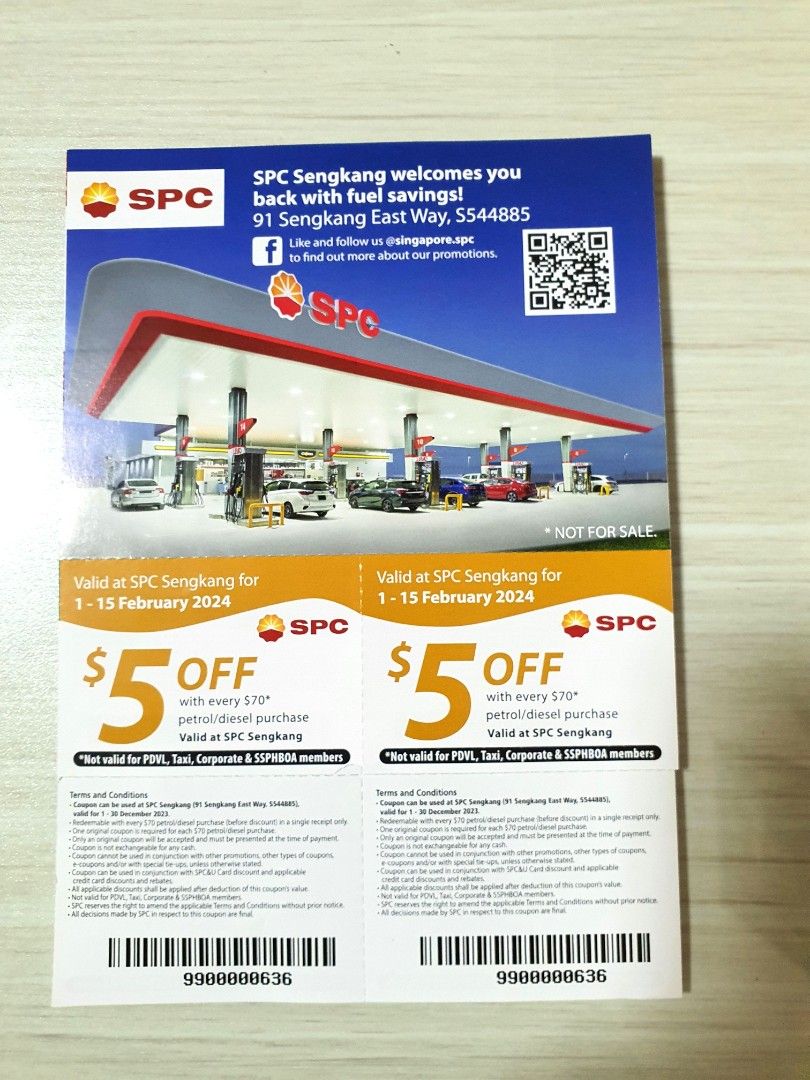 [For use at Sengkang SPC stations only - Dec 23 to Feb 24] SPC Petrol ...