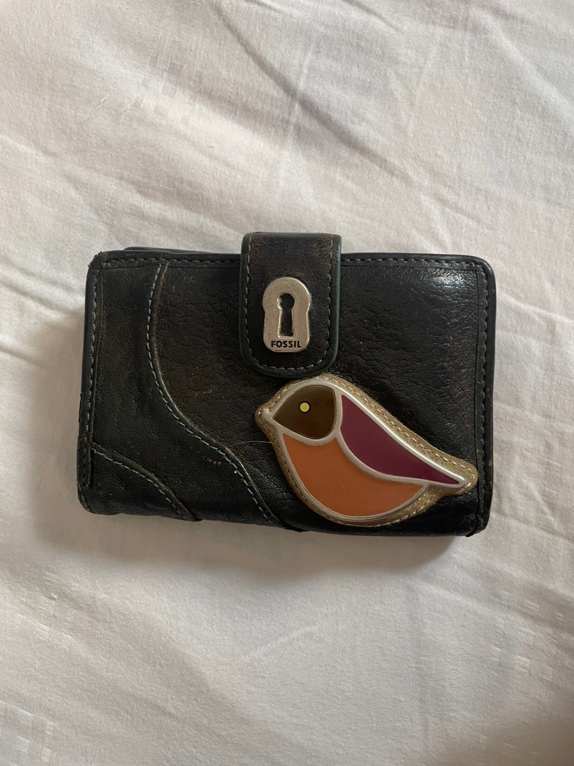 Fossil wallet bird design, Women's Fashion, Bags & Wallets, Wallets & Card holders on Carousell