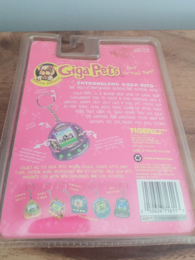 Giga Pets Your Virtual Pet, Hobbies & Toys, Toys & Games on Carousell