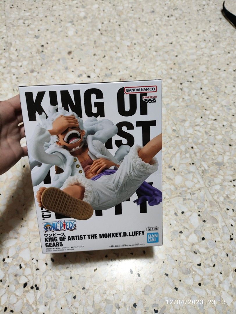 Gold Toei King of Artist KOA One Piece Gear 5 Luffy Anime Figure ...