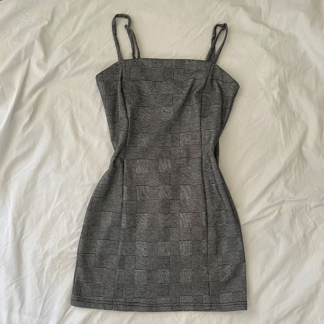Grey Forever 21 Dress | y2k cyber acubi goth punk dark pinter aesthetic ...