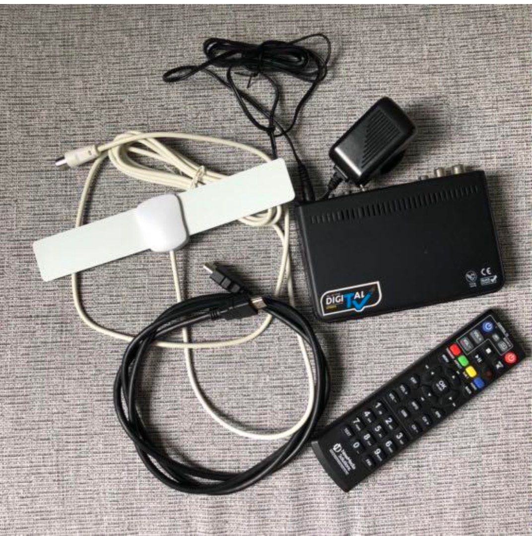 HD Digital TV Setup box DV3T2 (full set), TV & Home Appliances ...