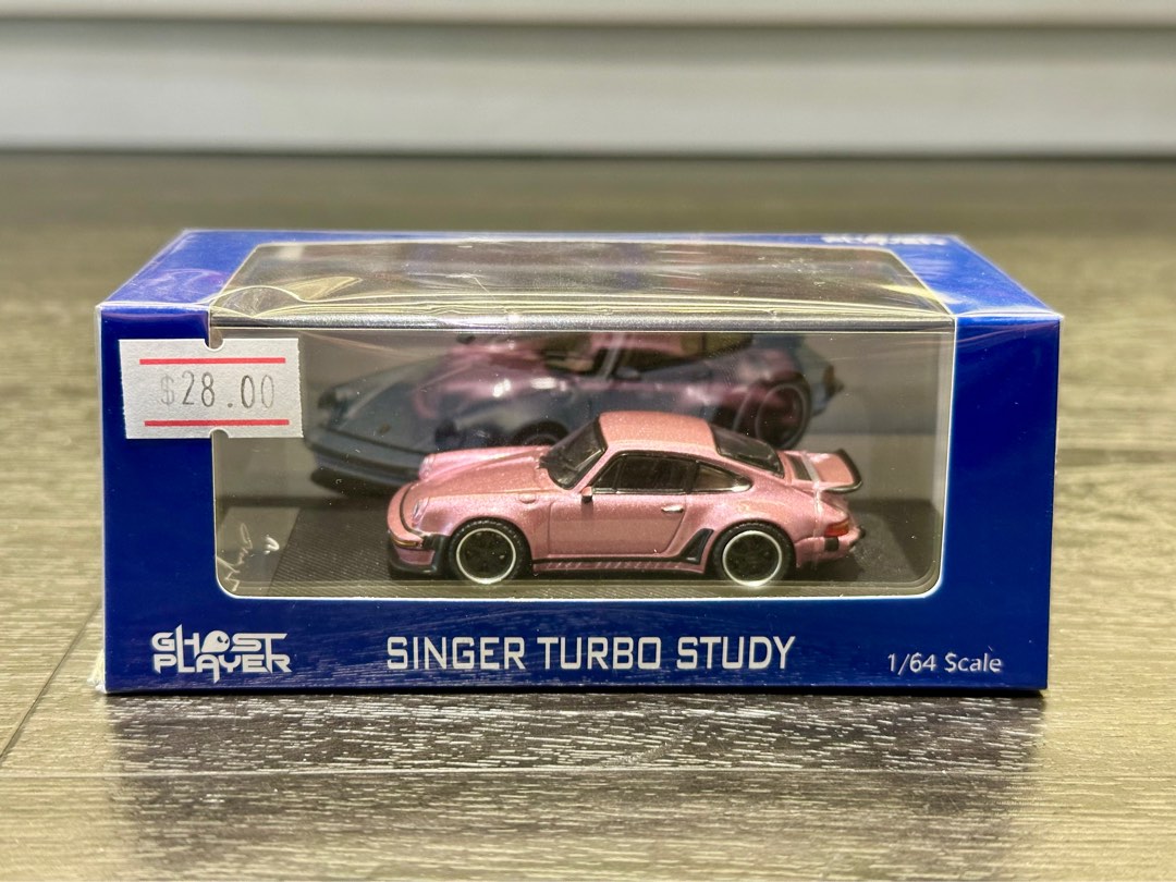 HF x Ghost Player 1/64 Porsche Singer 930 Turbo Study Pink, Hobbies ...