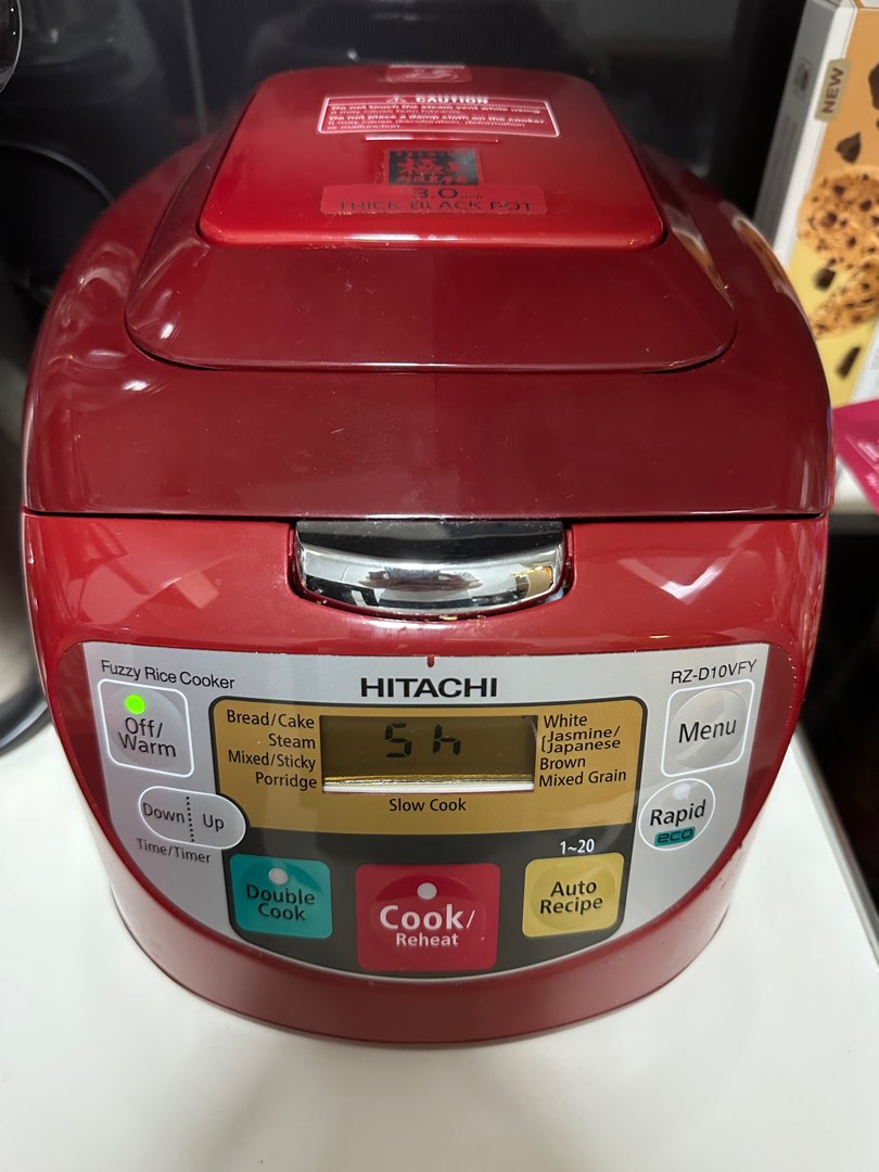 Hitachi Rice Cooker RZ-D10VFY, TV & Home Appliances, Kitchen Appliances ...
