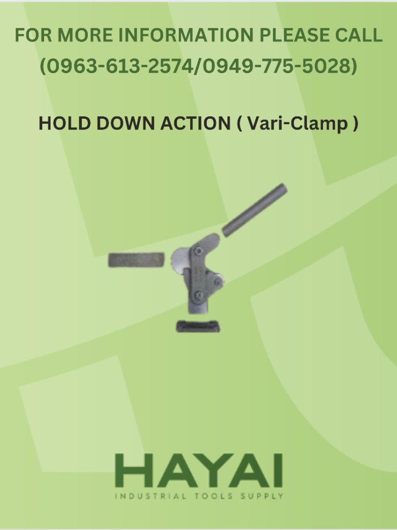 HOLD DOWN ACTION (VARI CLAMP), Commercial & Industrial, Construction ...