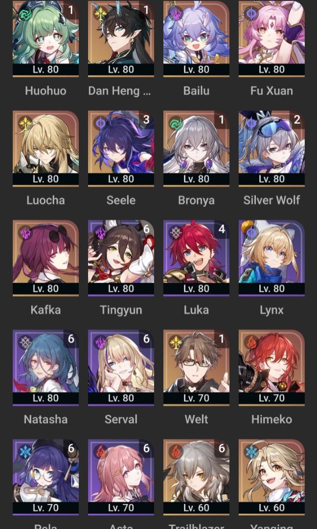 Honkai star rail account (23*5 stars), Video Gaming, Gaming Accessories ...