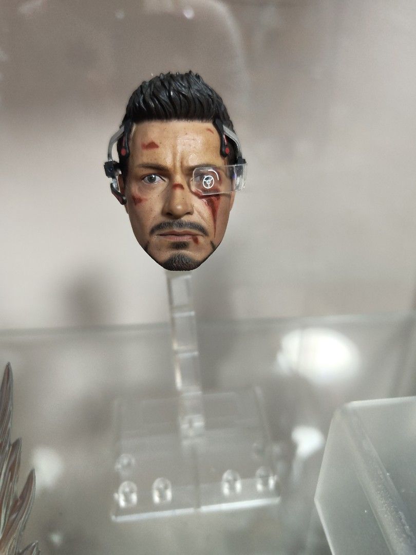 Hot toys tony stark head 1/6, Hobbies & Toys, Toys & Games on Carousell