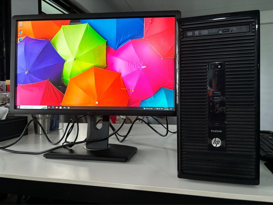 HP ProDesk Business Office WFH Student HBL Essential Desktop Computer ...
