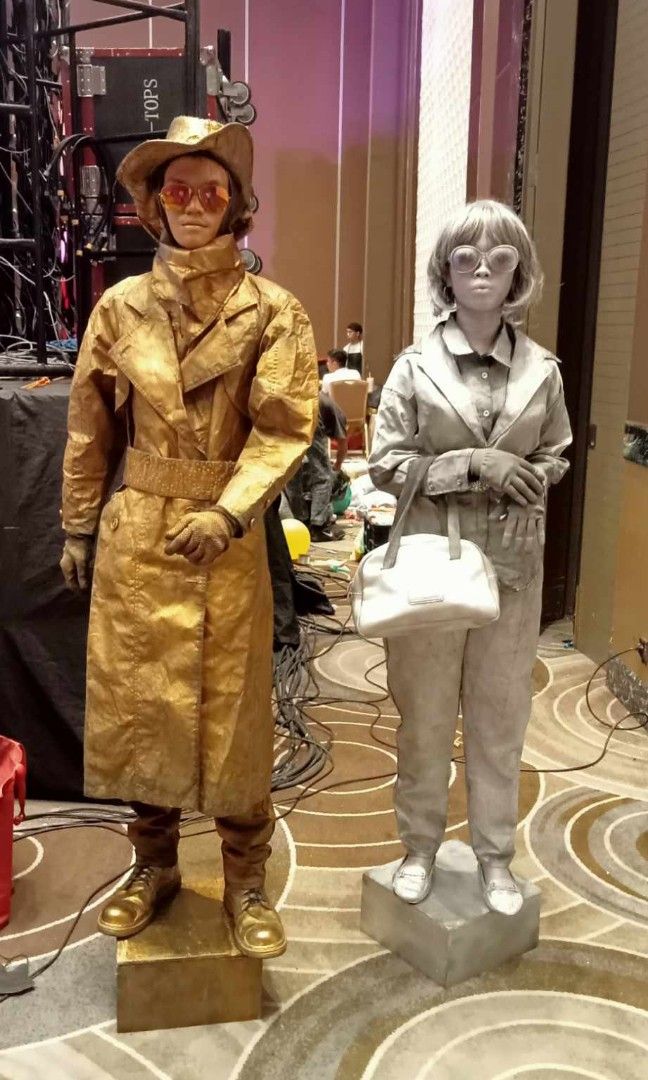 Human statue mimes for birthday parties and event, Lifestyle Services ...