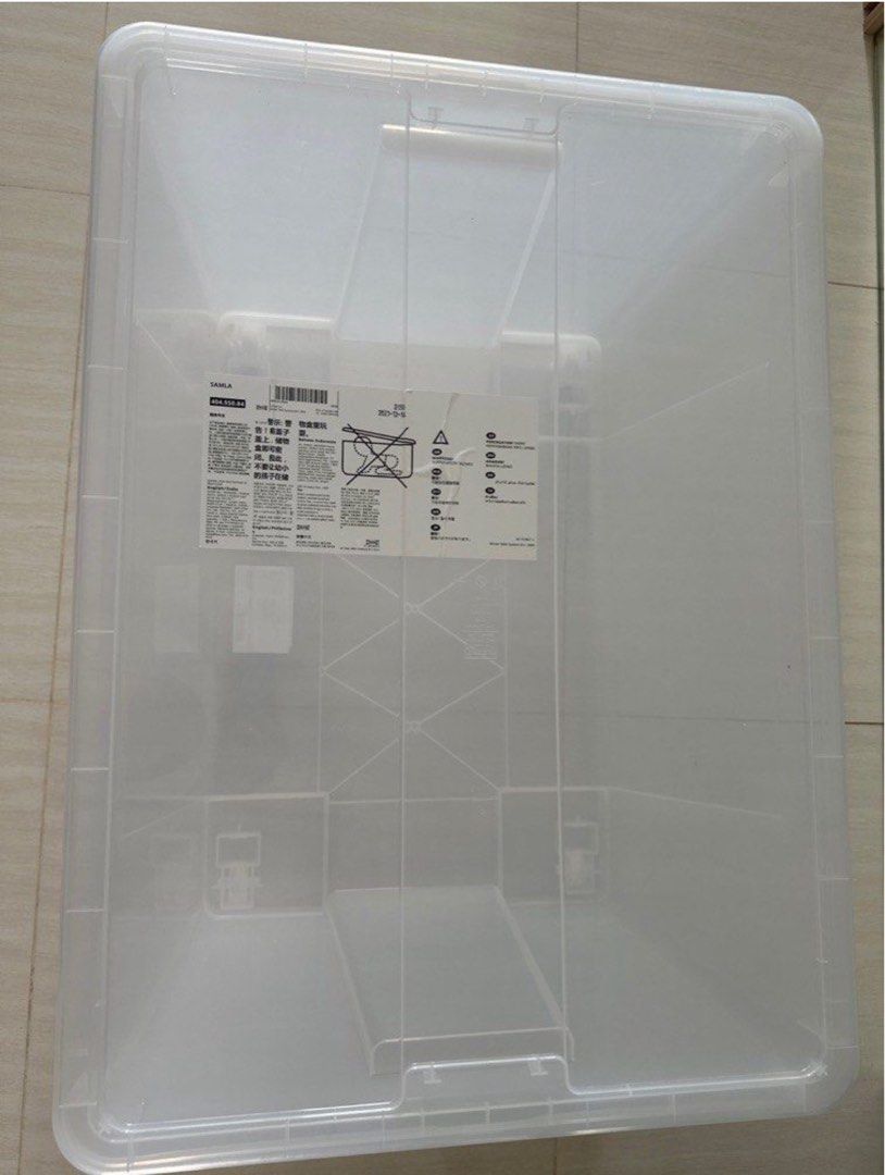 IKEA Storage Box 130L, Furniture & Home Living, Home Improvement ...