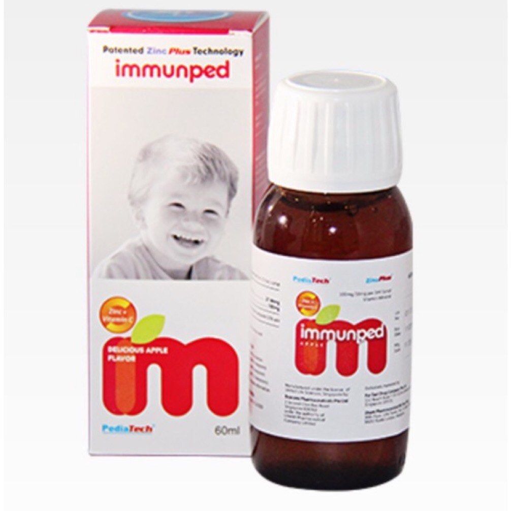 Immunped Syrup 100ml (Expiry: August 2025) (Vitamin C + Zinc for ...