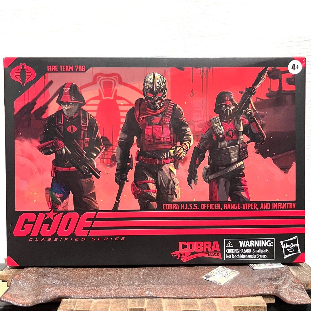 [In hand] Hasbro GI G.I. Joe Classified HISS Fire Team: Cobra Officer ...