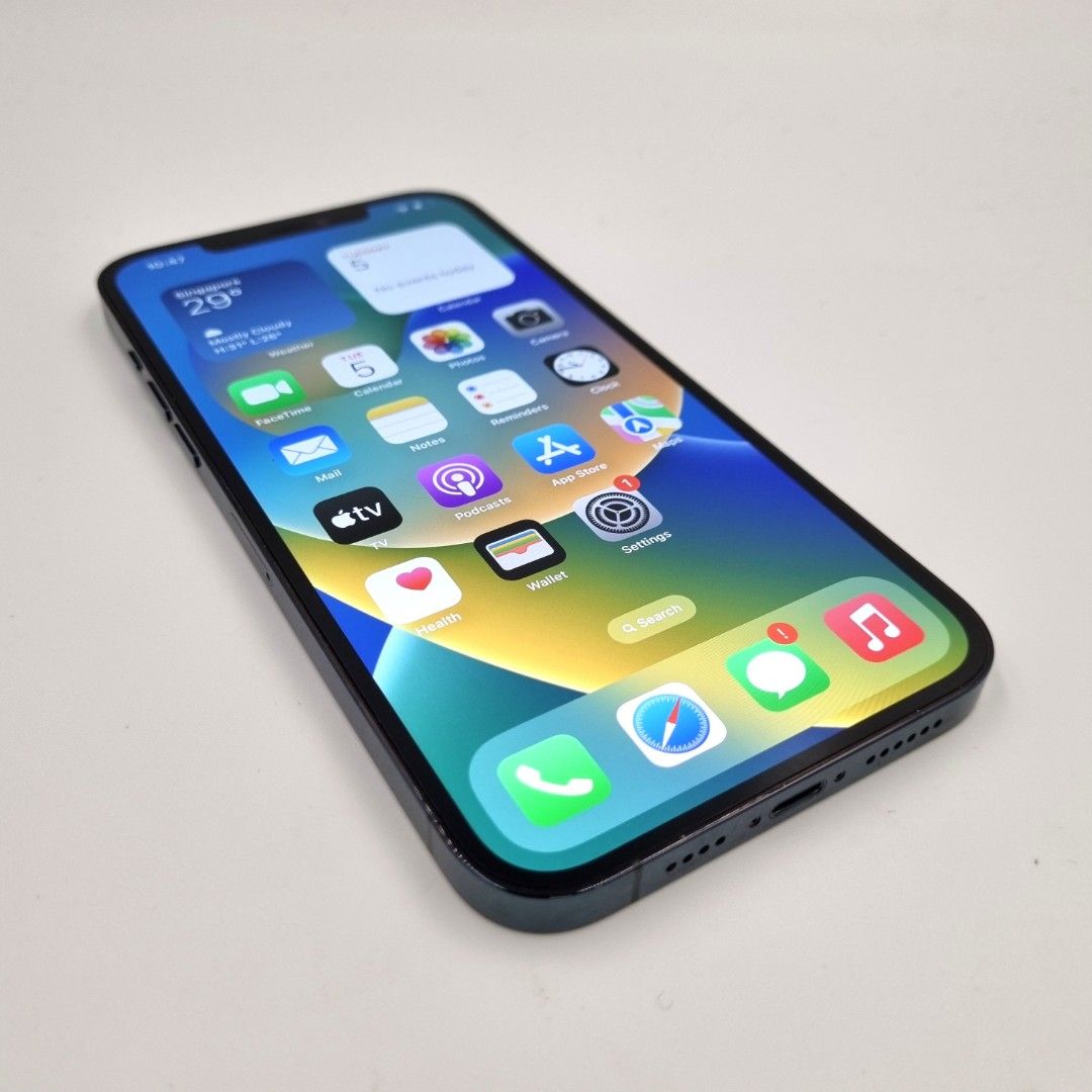 iPhone 12 Pro Max Pacific Blue 128GB, Mobile Phones & Gadgets, Mobile ...