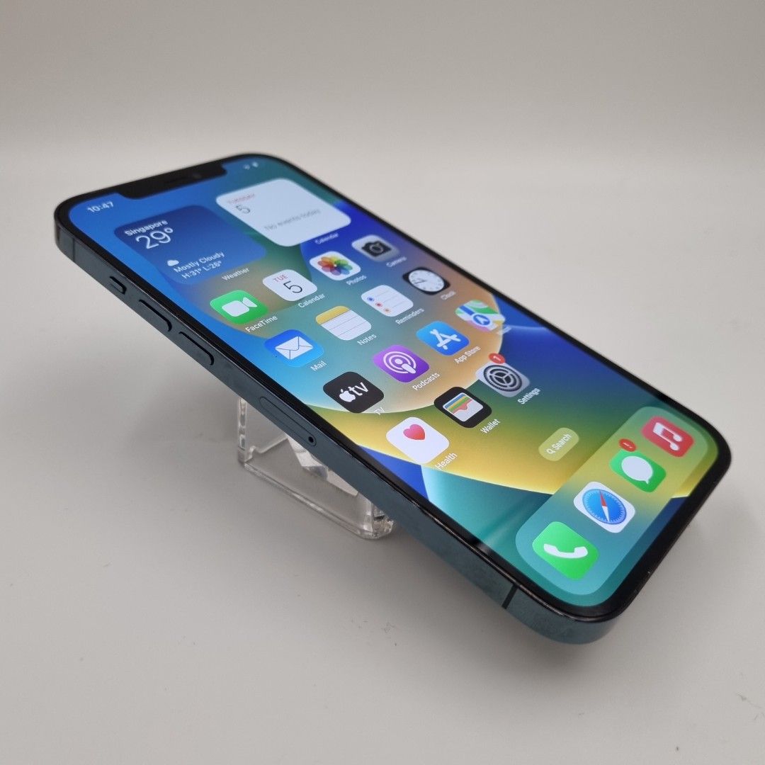 iPhone 12 Pro Max Pacific Blue 128GB, Mobile Phones & Gadgets, Mobile ...