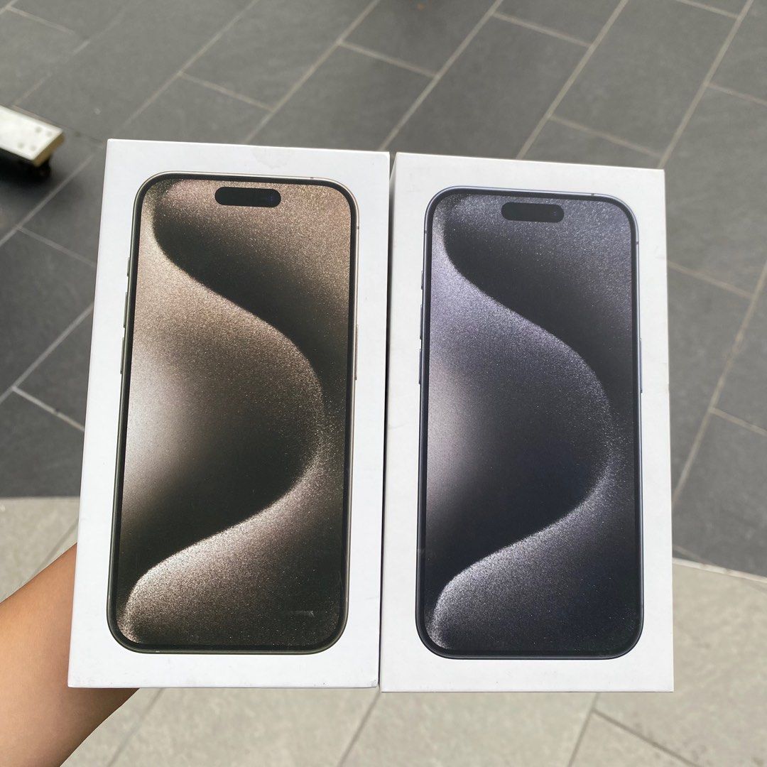 iPhone 15 Pro Natural Titanium 256GB, Mobile Phones & Gadgets, Mobile ...