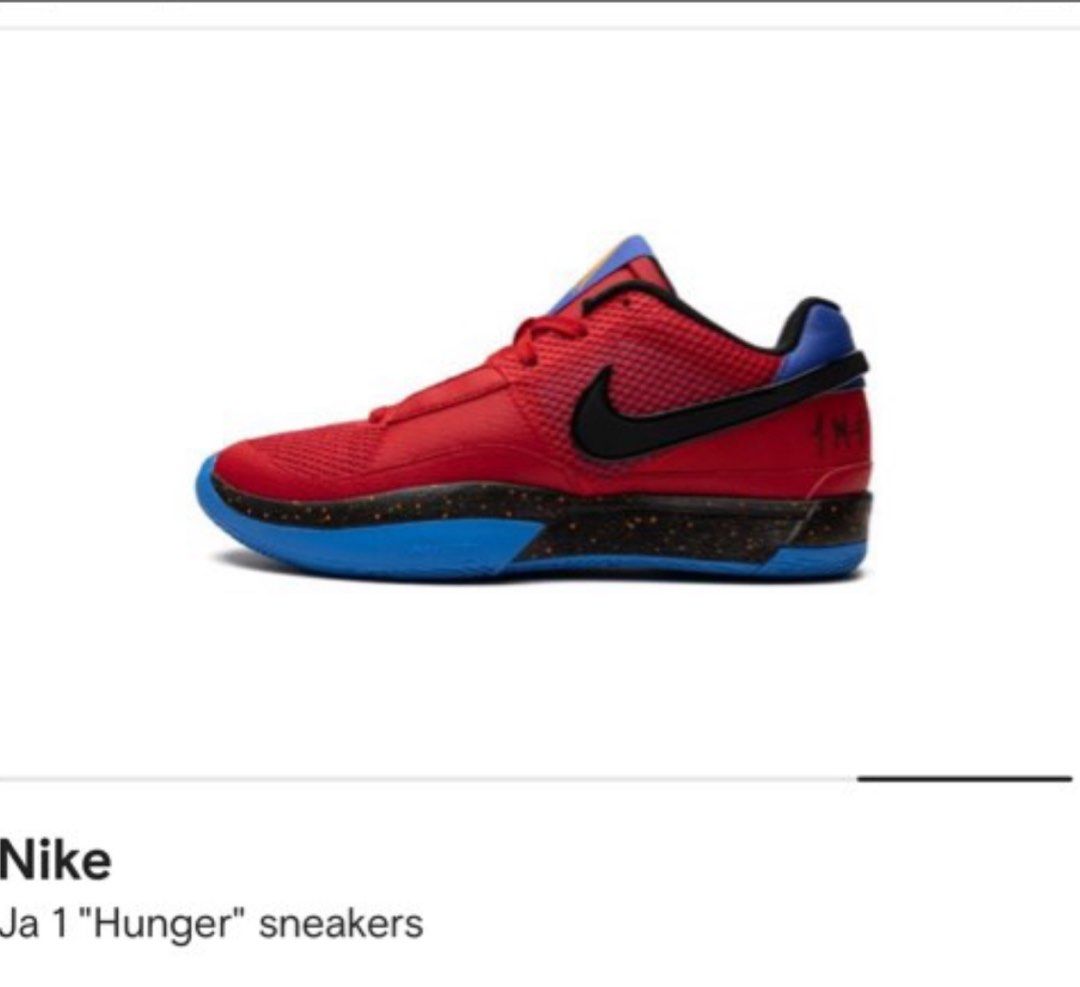 Ja Morant 1 “Hunger”, Men's Fashion, Footwear, Sneakers on Carousell