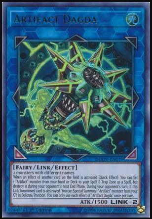 Japanese Yu-Gi-Oh Artifact Dagda with 20 random cards, Hobbies & Toys ...
