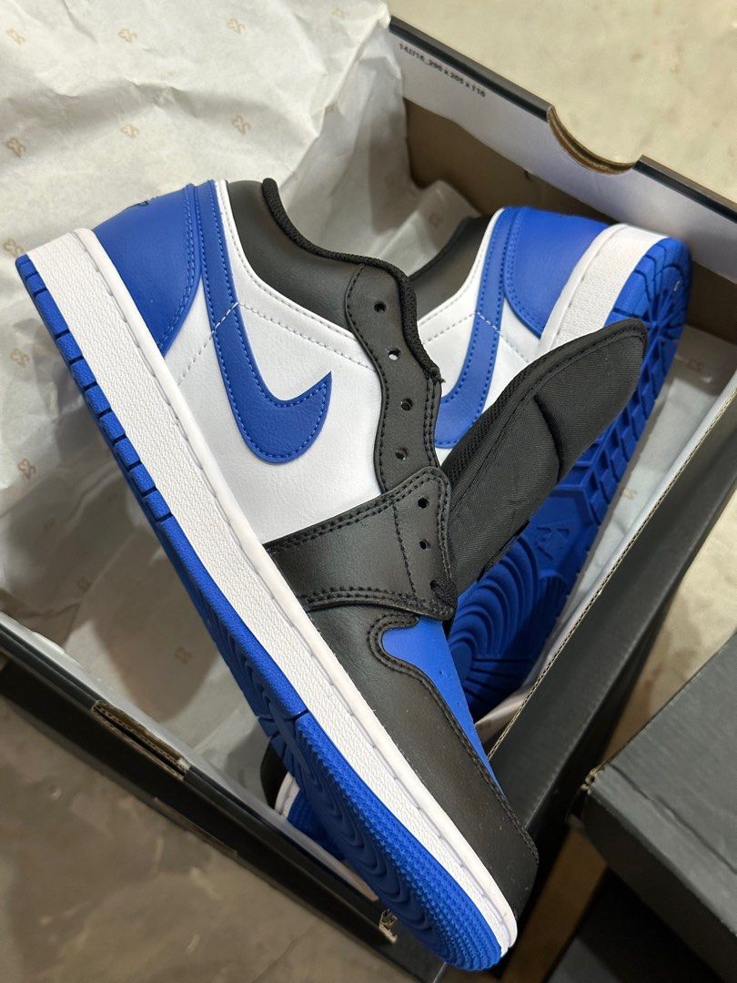 Jordan 1 low royal toe, Men's Fashion, Footwear, Sneakers on Carousell