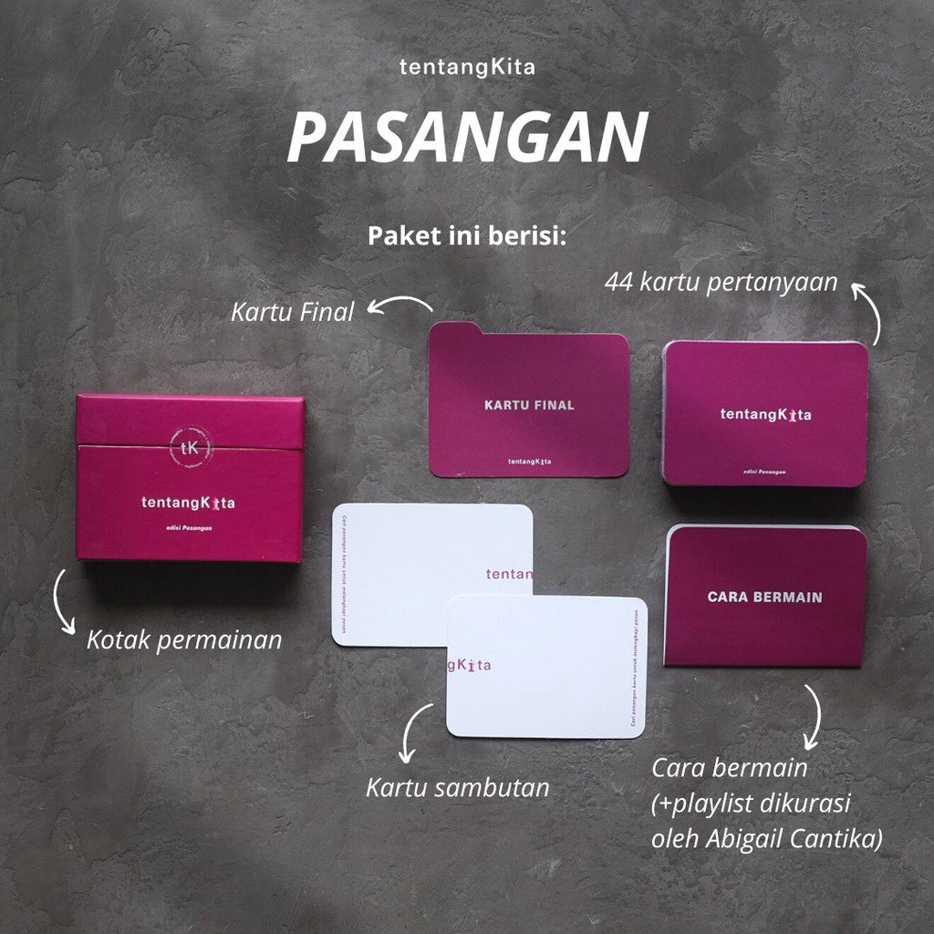 KARTU TENTANG KITA EDISI PACARAN, Buku & Alat Tulis, Majalah & Lainnya di Carousell