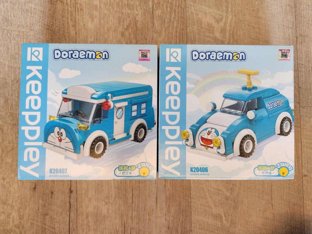 KEEPPLEY Doraemon Car/Bus Building Blocks, Hobbies & Toys, Toys & Games ...