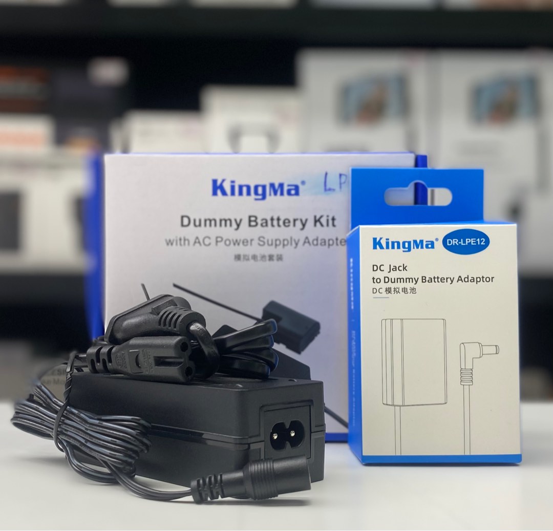 KingMa LP-E12 Dummy Battery Kit, Photography, Photography Accessories ...