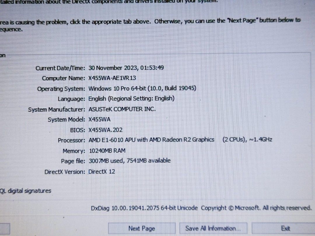 Laptop RENDER Asus X455WA RAM 10Gb SSD 256Gb Body SLIM Laptop Gamimg ...