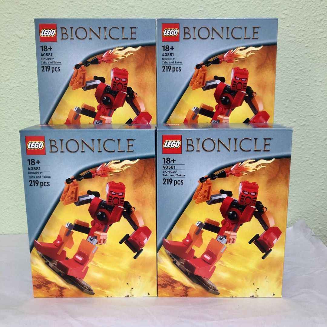 LEGO Bionicle 40581: Tahu and Takua (Limited Edition), Hobbies & Toys, Toys & Games on Carousell