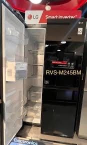 LG Refrigerator Door in Door Side by Side 24.5 cu.ft RVS-M245BM, TV ...