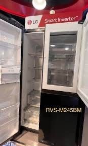 LG Refrigerator Door in Door Side by Side 24.5 cu.ft RVS-M245BM, TV ...