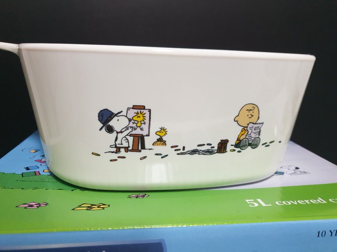 10 years warranty Limited Edition Snoopy Peanut 5L Corning Ware cooking ...
