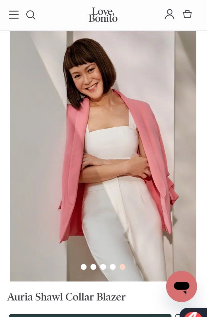 Love Bonito Auria Shawl Collar Blazer (S), Women's Fashion, Coats, Jackets and Outerwear on ...