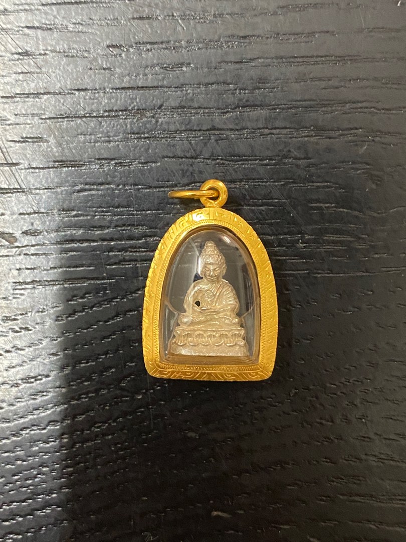 LP Kassem Phra Chaiwat SMK CERT - Victory Buddha (silver) Thai Amulet ...