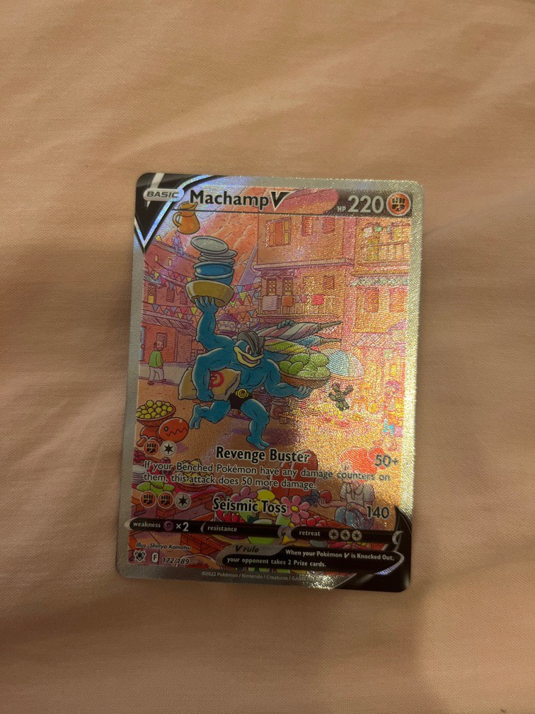 Machamp v alt art, Hobbies & Toys, Toys & Games on Carousell