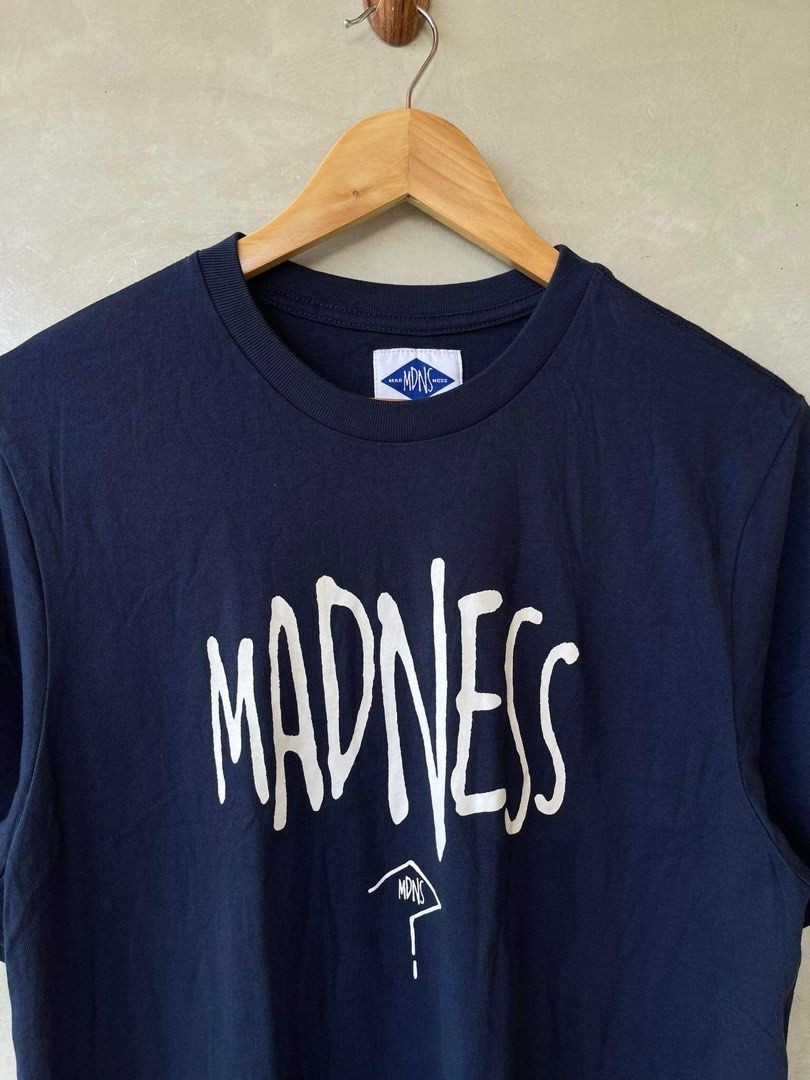 MADNESS breed MADNESS Navy Blue Graffiti TS, Men's Fashion, Tops & Sets ...