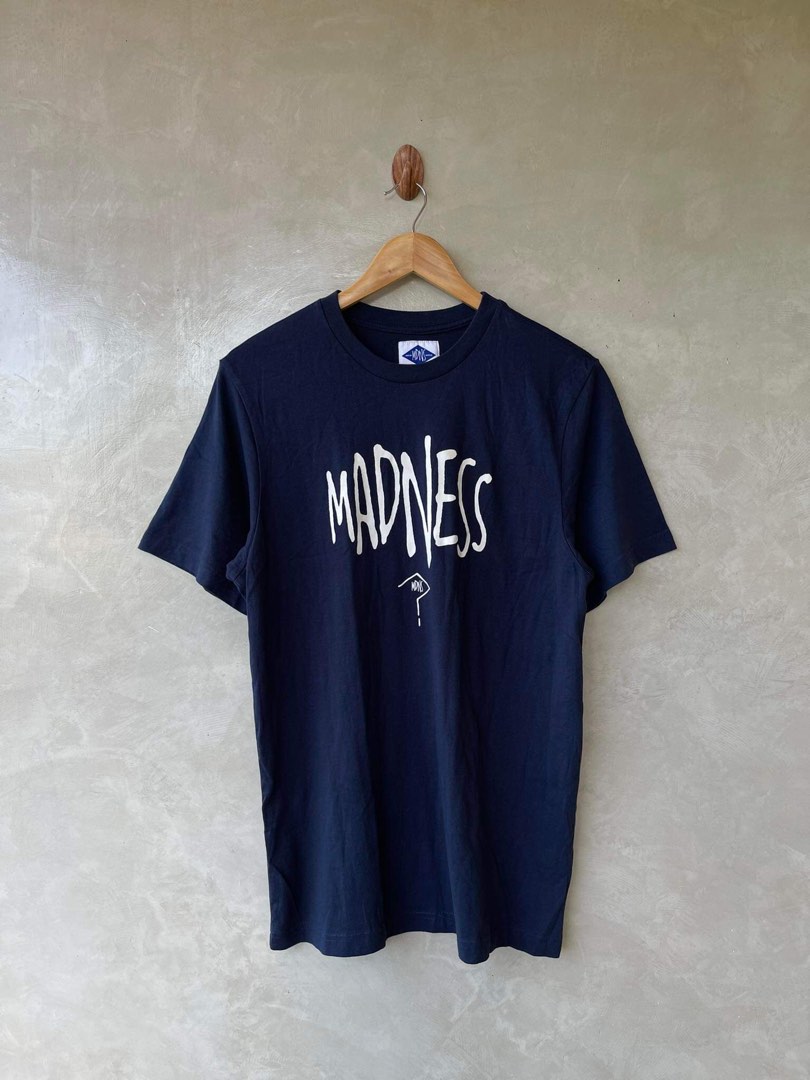MADNESS breed MADNESS Navy Blue Graffiti TS, Men's Fashion, Tops & Sets ...