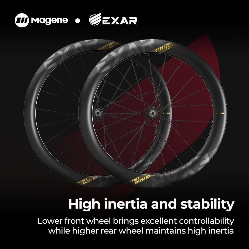 Magene Exar Ultra DB508 UCI Approved Carbon Wheelset Carbon Spokes w ...