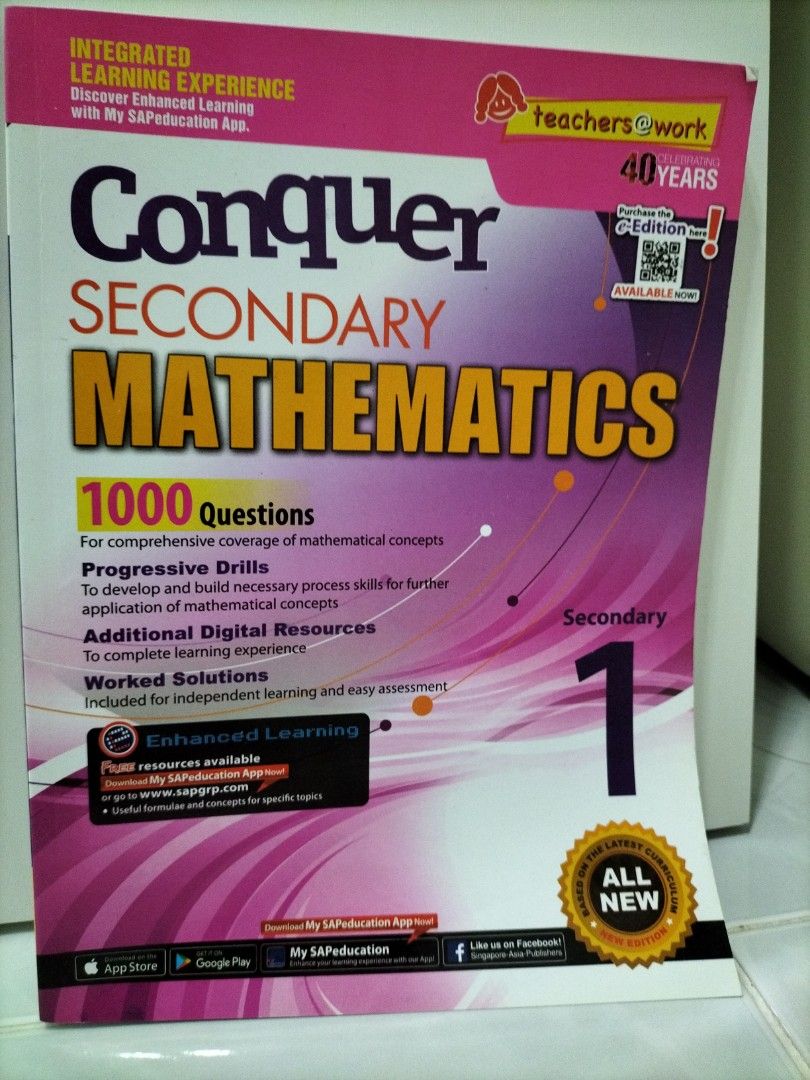 Sec 1 Math assessment book, Hobbies & Toys, Books & Magazines ...